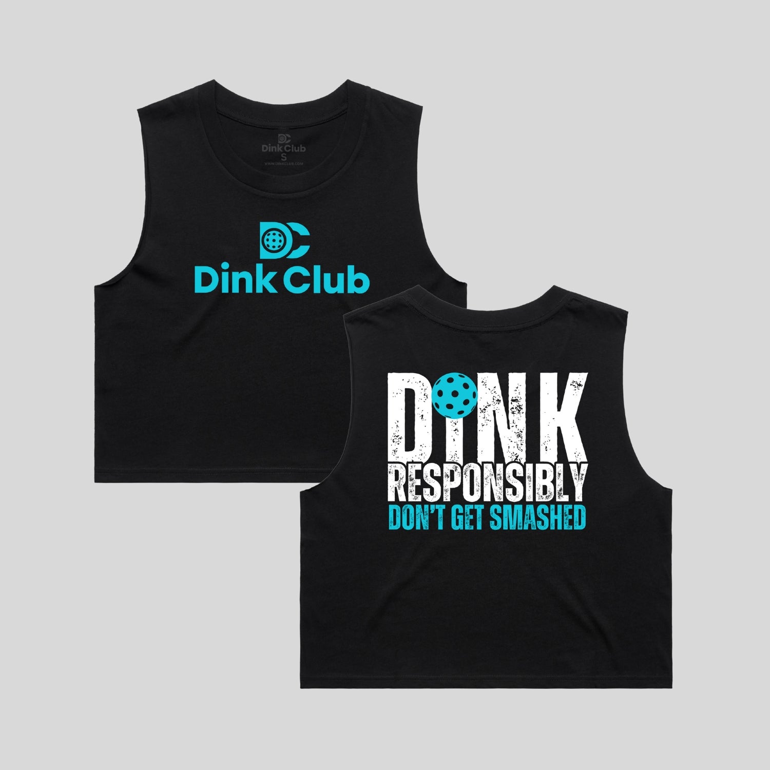 DINK RESPONSIBLY CROP TANK – Dink Club